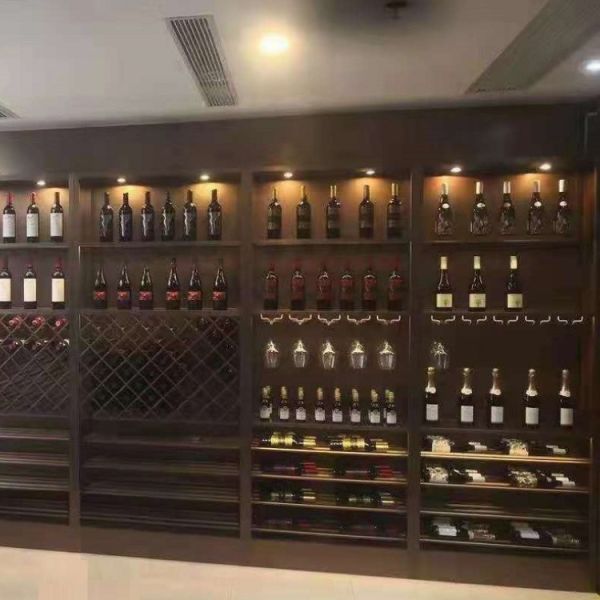 Quality SS201/SS304 Built In Wall Wine Cabinet Metal Customized Size for sale