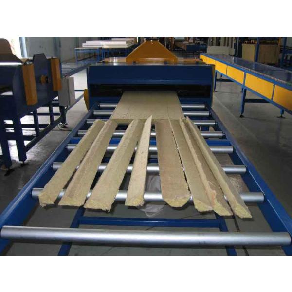 Quality Laminating Roll Forming Rock Wool Sandwich Panel Line for sale