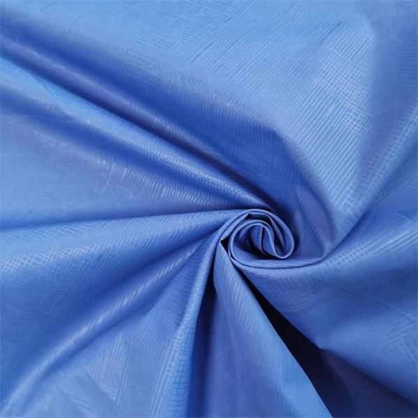Quality 310t Recycle Fabric 40dX40d 100% Nylon Taffeta Embossed Fabric for sale