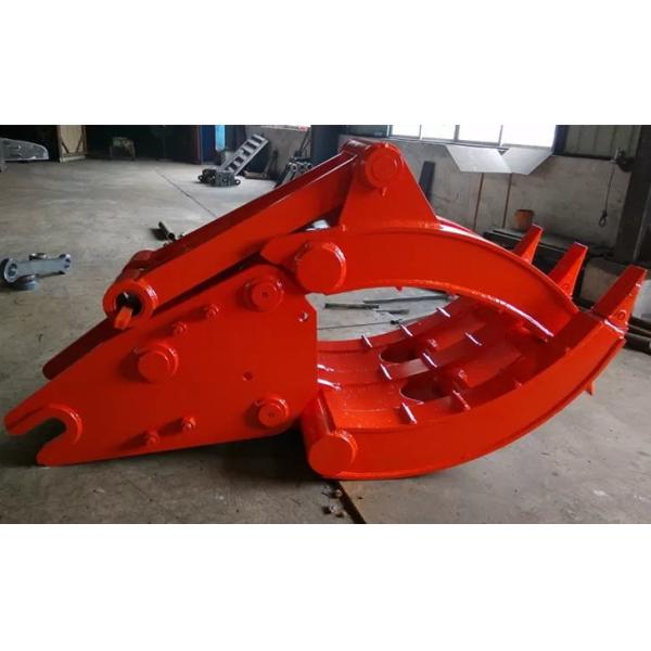 Quality Q355MN Mechanical Log Grapple mini Excavator Wood Grapple for sale