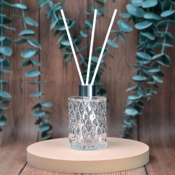 Quality Home Decorative Reed Diffuser Bottle 50ml Hexagon Aromatherapy Glass Bottles for sale