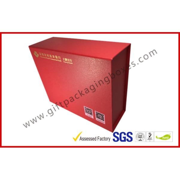Quality Red special paper Magnetic Luxury Gift Boxes with silk paper tray for sale