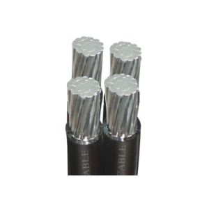 Quality Professional 0.6KV / 1KV Aerial Bundled Cables , Quadruplex Service Drop Cable for sale