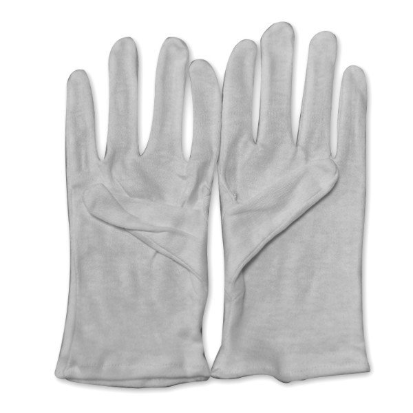 Quality 10.5 Inch 100% Cotton Seamless Knitting Anti Static Gloves for sale