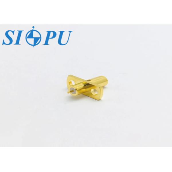 Quality SMP Male RF Coaxial Connector – Limited Detent, Microstrip Type, Flange Mounted for sale