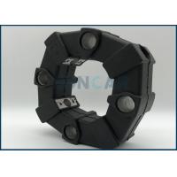 China 80A Excavator Hydraulic Pump Couplings Flex Coupling Rubber Black factory