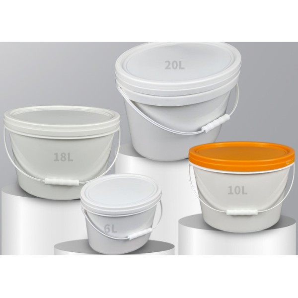 Quality Multifunctional Customizable Oval Plastic Bucket Food Grade 5L-20L for sale