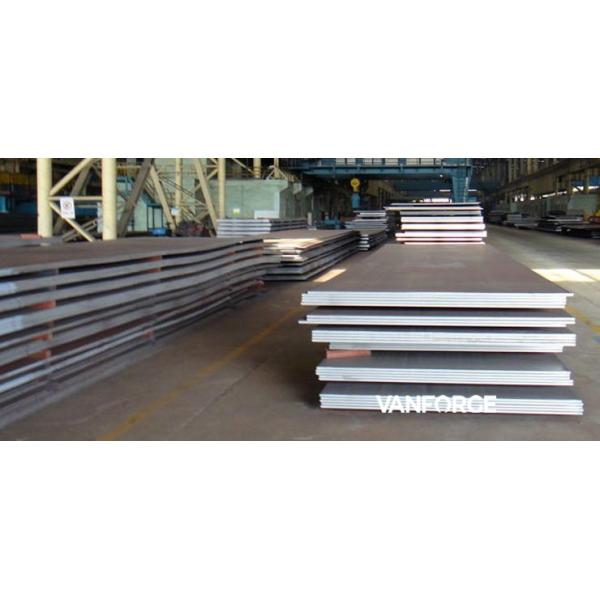 Quality S460K2W Low Alloy Steel Plate , Hardened Steel Plate Thermomechanically Rolled for sale