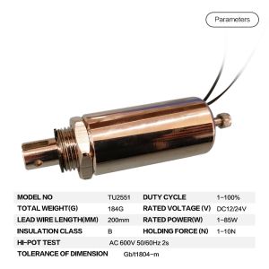 Quality Long Stroke 8.5W 10mm Tubular Solenoid for sale