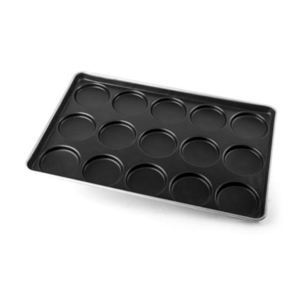 Quality 15 Links 0.8mm 600x400x40mm Hamburger Bun Baking Pan for sale