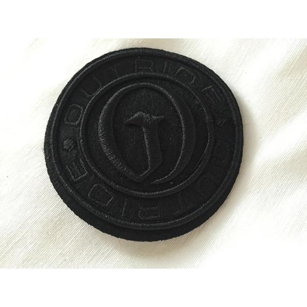 Quality Custom Embroidered Military Name Patches , Large 3D Embroidery Patches for sale