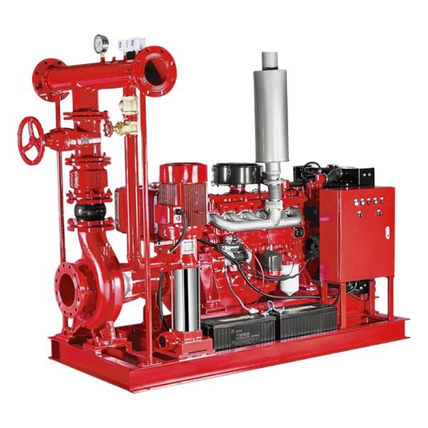 Quality XBC GPM Dual Power Diesel Engine Fire Pump Set Integrated Fire Fighting Pump for sale
