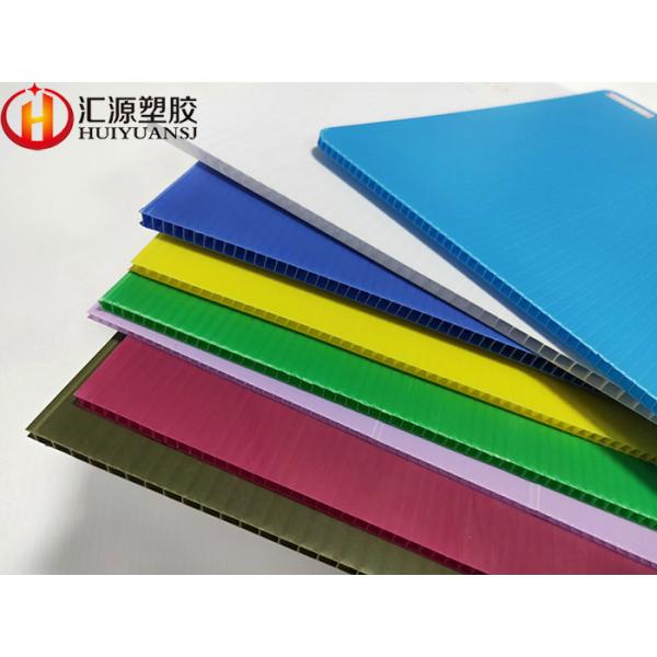 Quality Recycled Correx Fire Retardant Sheets , 12mm Lightweight Corrugated Plastic Sheets for sale