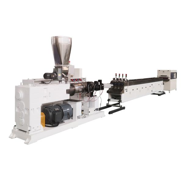 Quality 16/20/25/32mm PVC Four Cavity Station Outlet Wire Pipe Extrusion Line For Electrical Conduit Pipe for sale