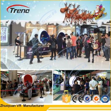 Quality 220v Virtual Reality Double 9d Action Cinemas Single / Triple / Double Passenger for sale