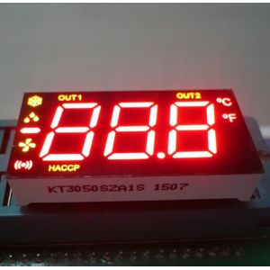 Quality Ultra Red / Yellow 7 Segment LED Display 0.5 Inch Common Anode For Refrigerator for sale