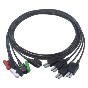 Quality P-Hilips AA Style MRI Radio Translucent Wire 5 Lead X-Ray ECG Radiotranslucent for sale