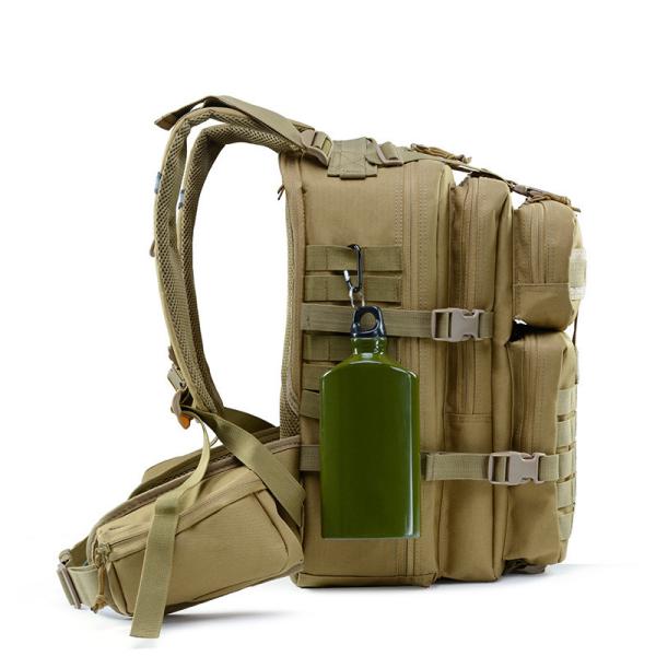 Quality Khaki Oxford TAN Tactical Hiking Backpack Thicken 40L Camping for sale