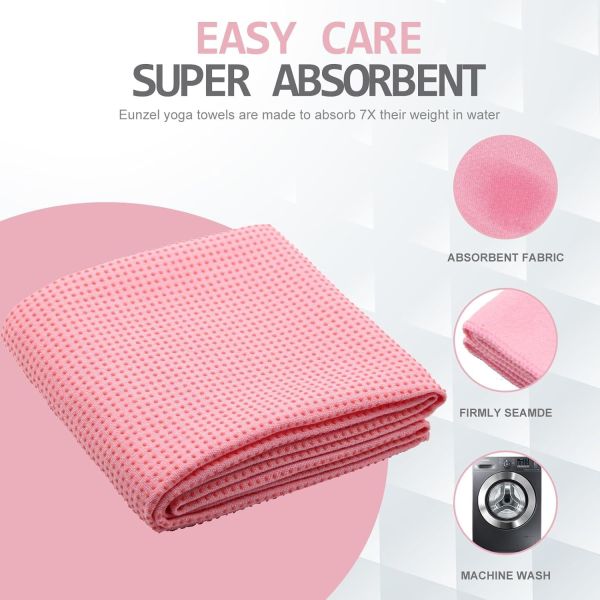 Quality Eco Friendly Non Slip Digital Printed Yoga Microfiber Mat Towel With Corner for sale