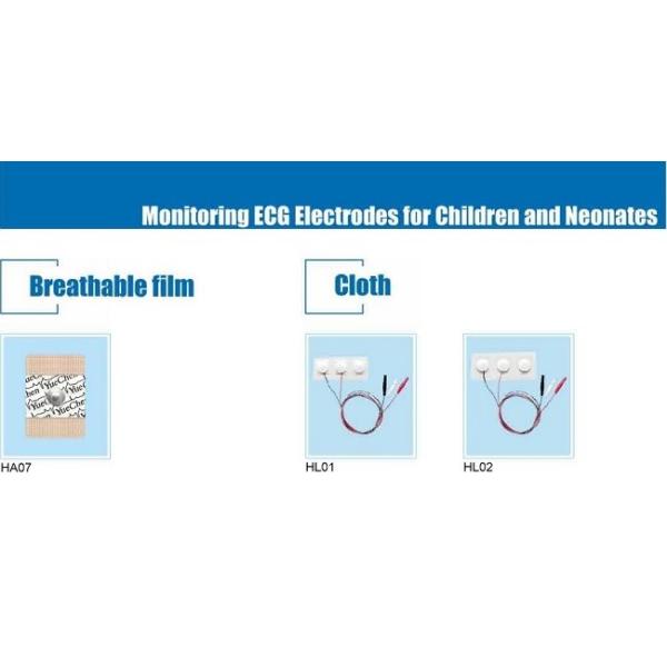 Quality Diposable Ecg Electrode For Children , Ecg Electrode For Neonates for sale