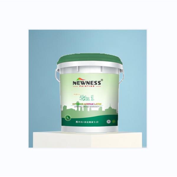 Quality Brush Application Eco-friendly Emulsion Interior Wall Paint in Pink for Custom Color for sale