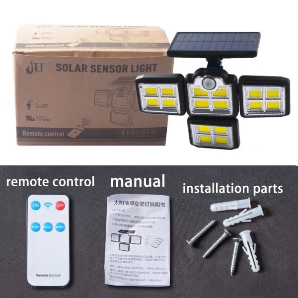 Quality Energy Efficient Wall Mounted Solar Led Lights Remote Control for sale