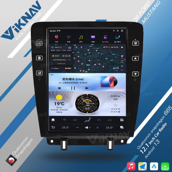 Quality Viknav 12.1 inch Touch Screen 2009-2014 Mustang Ford Car Radio Android for sale