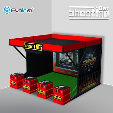 Quality Projector Screen Shooting Game Machine Real Sence Shooting Hunting Hero 4 for sale