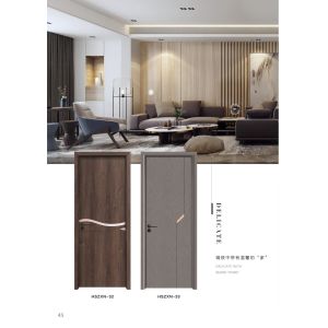Quality 45mm Heat / Sound Resistant Toilet WPC Bathroom Doors With 180mm Frame for sale