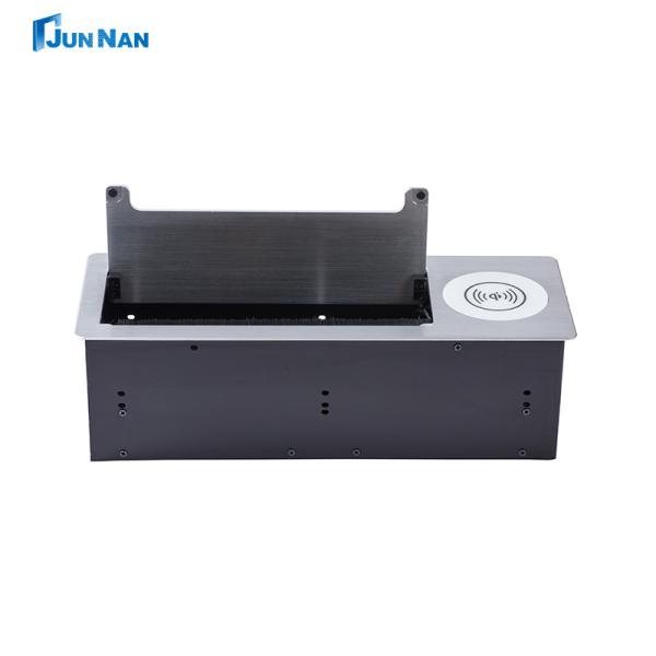 Quality Hidden Desk Wireless Charge Smart Office Furniture Tabletop Power Socket for sale