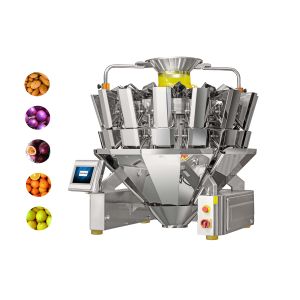 Quality Granular Nuts Multihead Combination Weigher Packing Machine 2.5L Hopper for sale