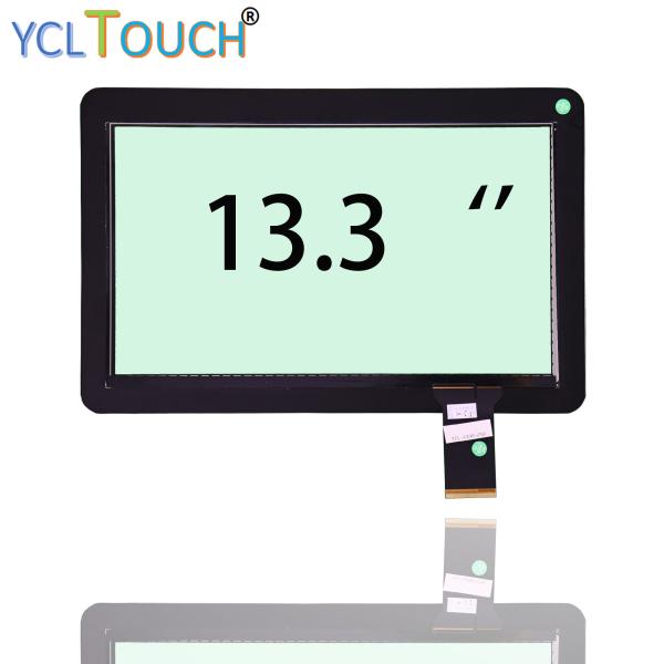 Quality 5V USB Projected Capacitive Touch Screen 13.3 Inch 6H Tempered Glass for sale