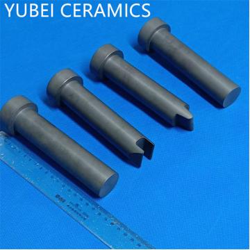 Quality SSiC Silicon Carbide Ceramic Rod , High Strength Carborundum Rod for sale