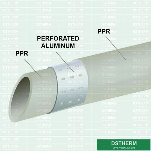 Quality PPR Perforated Aluminium Composite Pipe In Different Pressure And Sizes for sale