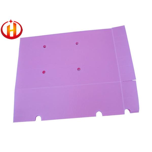 Quality Triangular Purple Corrugated Plastic Tree Guards 300 Gsm 600 Gsm for sale