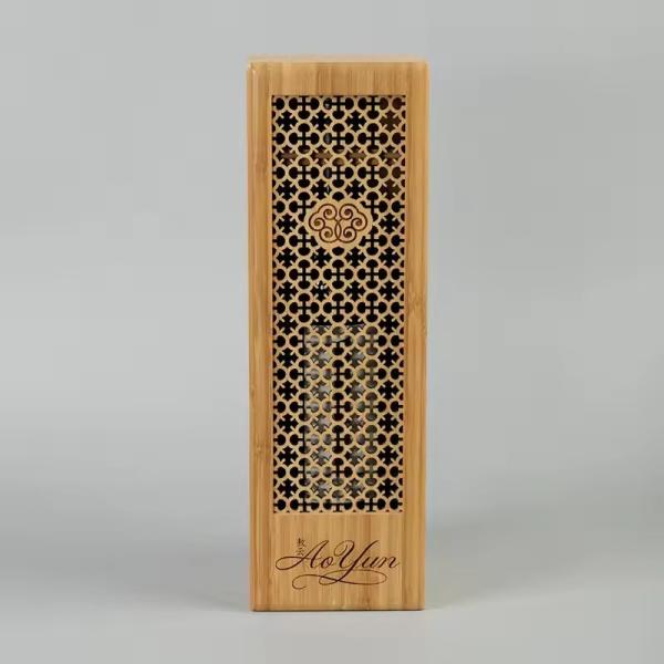Quality Logo Customized Wine Bottle Box Red Wine Shipping Boxes With Sliding Lid for sale