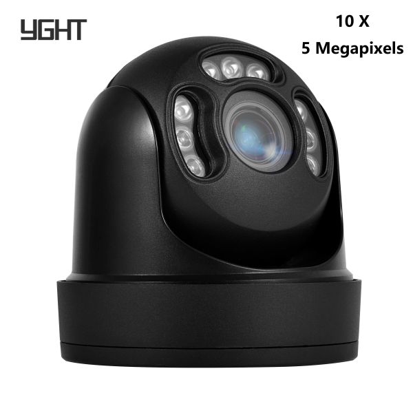 Quality 5MP Smart PTZ Camera Wifi Surveillance Metal Housing Night Vision 10X Zoom 60M IR Seetong App for sale