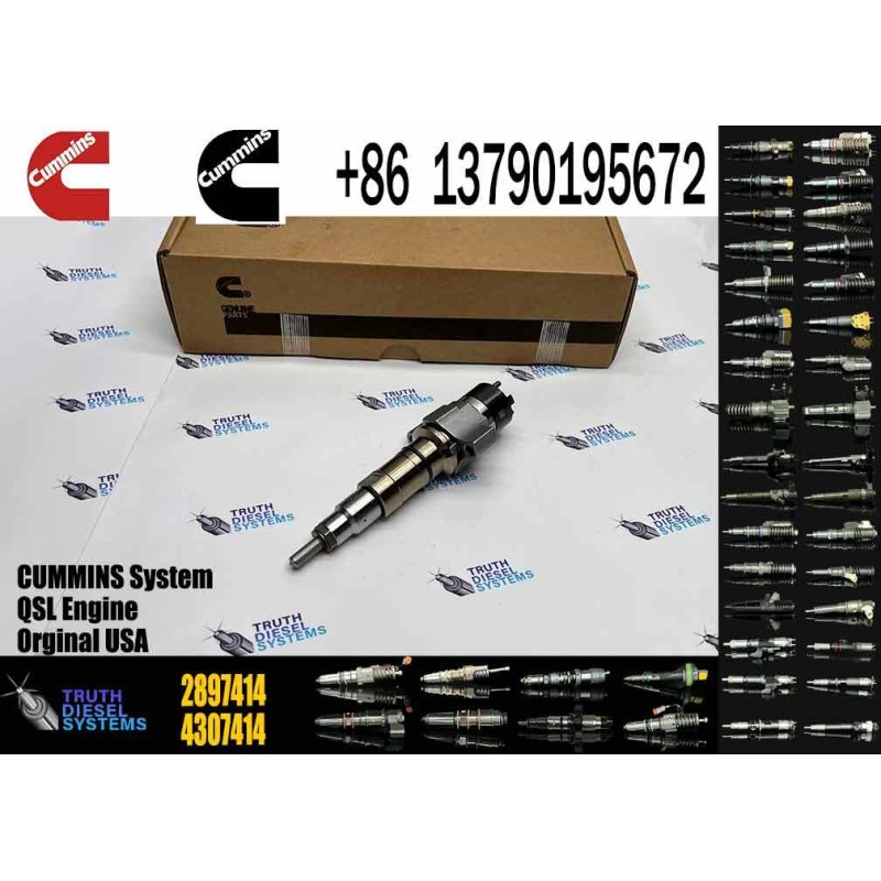 Quality CUMMINS High-quality Auto Parts Common Rail Injector for ISL CM556 G8.3 CM558 CM2350 L102 QSL9 Engine 2897414 4327072 4821827 4928421 2872331 for sale
