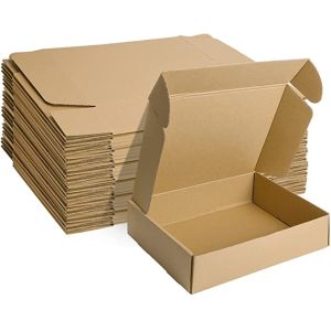 Quality Small Corrugated Cardboard Boxes For Packing Literature Mailer 12x9x3 Inches for sale