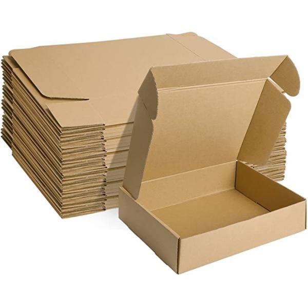 Quality Small Corrugated Cardboard Boxes For Packing Literature Mailer 12x9x3 Inches for sale