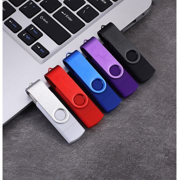 Quality Android Phone OTG USB Flash Drives 2.0 3.0 7cm length Uploading Data 64GB for sale