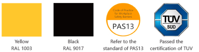 H Safety Barrier Warehouse flexible anti-collision system  FS-2023A