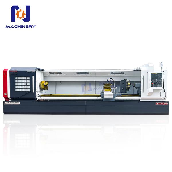 Quality Custom CK6180 Flat Bed CNC Lathe Machine 4 Meter Horizontal Metal Turning for sale