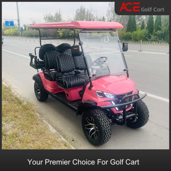 Quality Club  4 Passenger Street Legal Car 48V Utility Electric Golf Cart for sale