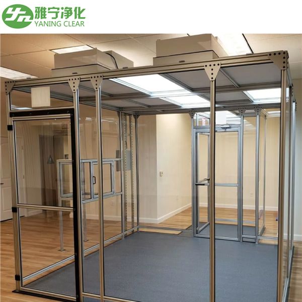Quality Modular Clean Room Booth ISO 5-ISO 7 with HEPA H13 Filter and Customizable Size for sale