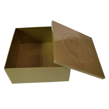 Quality FDA Certified Large Square Biscuit Tin Jars With Lids Straight Angle for sale