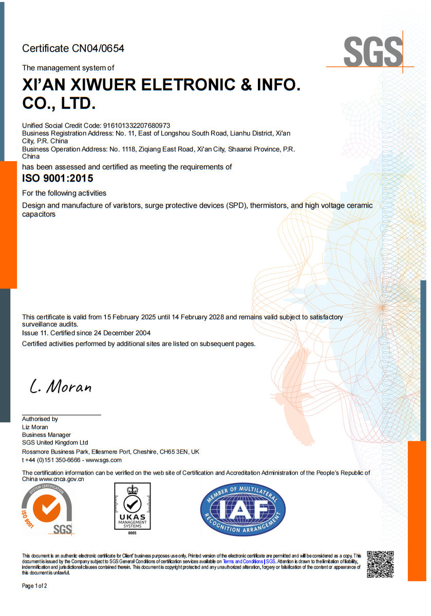 High Voltage Doorknob Capacitor application diagram