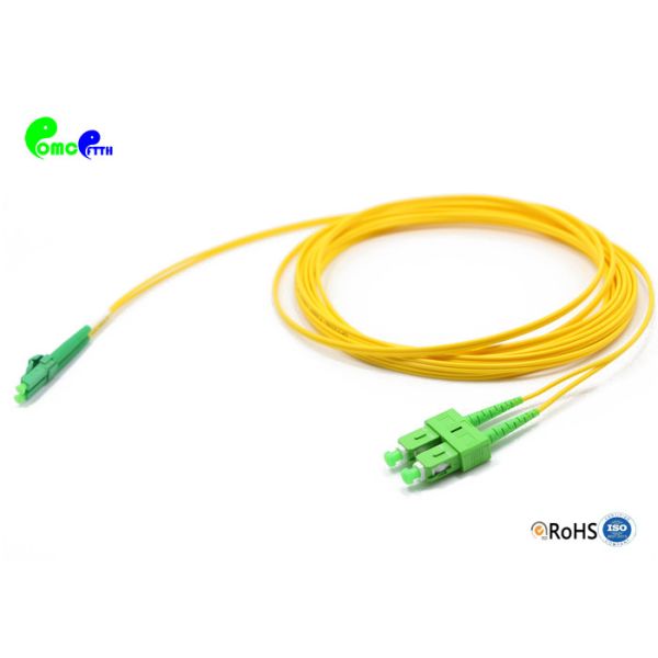 Fiber Optic Patch Cables - Optical Fiber Patch Cable SC APC - LC APC OS2 9 / 125um G652D Duplex ...