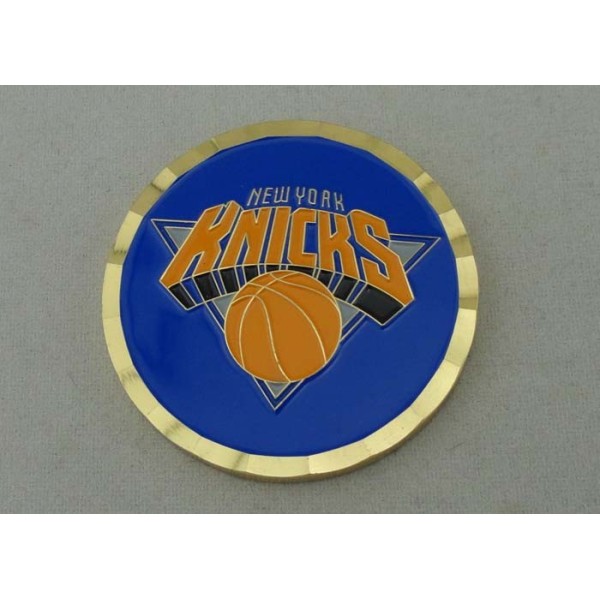 Quality New York KNICKS Basketball Coins With Soft Enamel / Gear Edge for sale