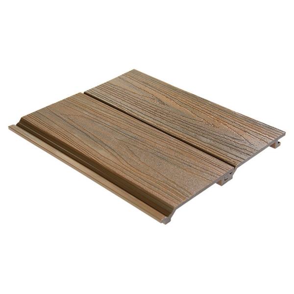 Quality 50% Wood Fiber WPC Composite Exterior Wall Cladding 5.4m Anti UV for sale